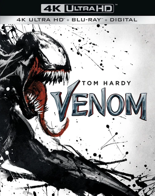 VENOM (4K UHD Blu-ray) Tom Hardy Michelle Williams Riz Ahmed (US IMPORT ...
