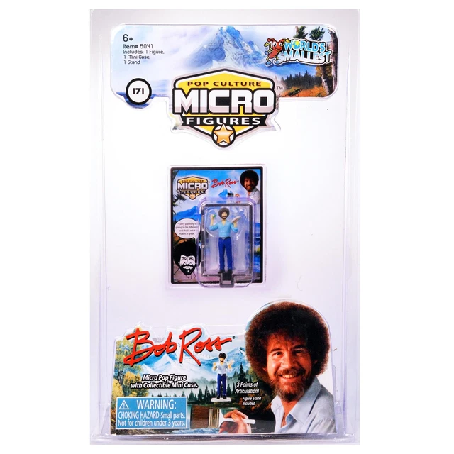 LA MÁS PEQUEÑA Figura Micro | Bob Ross EUR 15,45 - PicClick ES