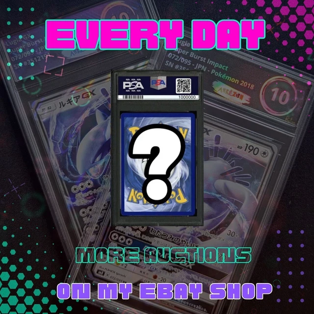 POKÉMON GRADED CARDS (1 slabs)Arkezon , BGS, PSA , CGC Guarantee High ...