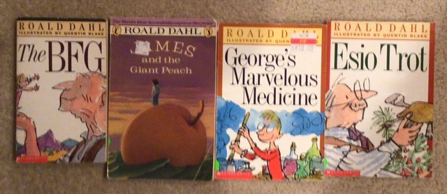 ROALD DAHL LOT of 11 books BFG Matilda Witches Twits James Boy Georges ...