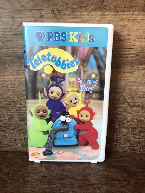 TELETUBBIES “FUNNY DAY” Clamshell (1999) VHS PBS Kids Video Volume 5 ...
