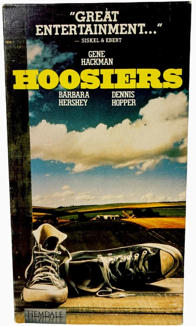 HOOSIERS (VHS 1986) Gene Hackman, Barbara Hershey, Dennis Hopper £4.47 ...