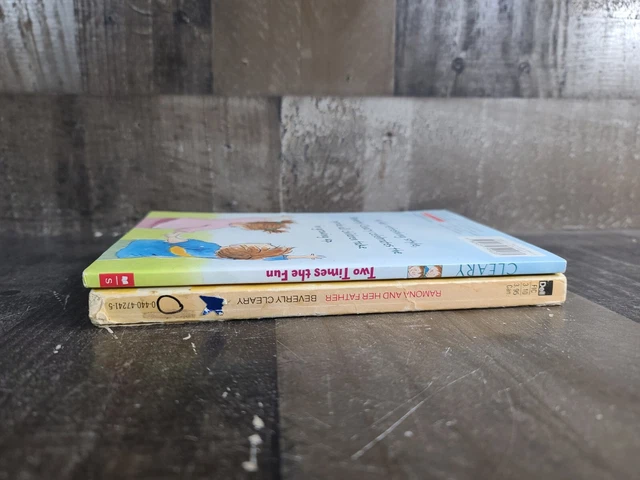LOT OF 2 Beverly Cleary Books Two times the Fun and Ramona and Her ...