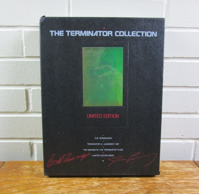 THE TERMINATOR COLLECTION Limited Edition Box Set -3 VHS & Collectors ...