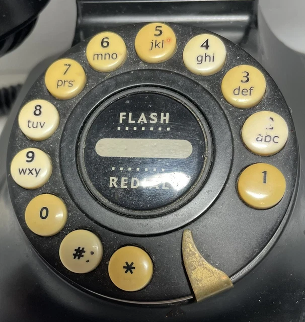 MATTE BLACK GRAND Phone Flash Redial Vintage Touch Button £19.43 ...