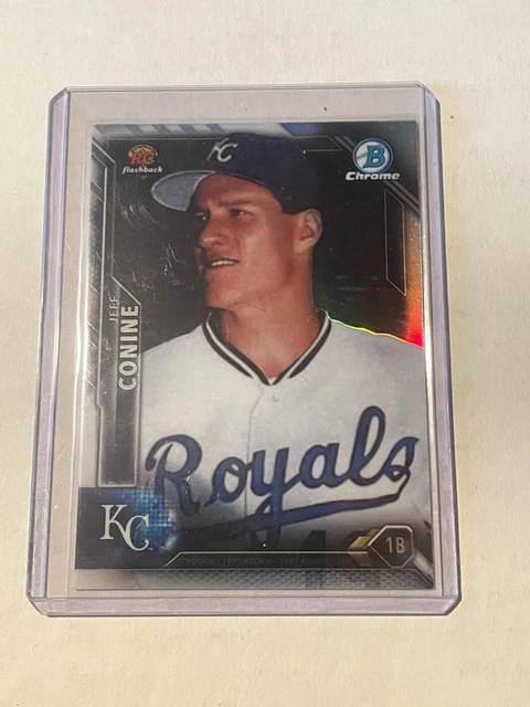 JEFF CONINE 2016 Bowman Flashback Kansas City Royals chrome recrue ... JEFF CONINE 2016 Bowman Flashback Kansas City Royals chrome recrue ...