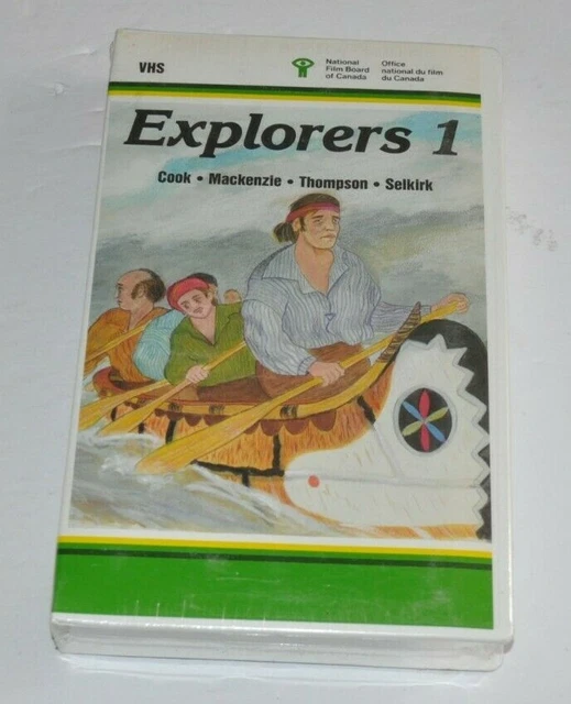 NFB VHS VIDEO EXPLORERS 1 Captain Cook, Alexander Mackenzie, David ...