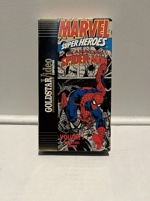 1991 THE AMAZING Spider-Man Goldstar Marvel Volume 1 VHS Édition ...