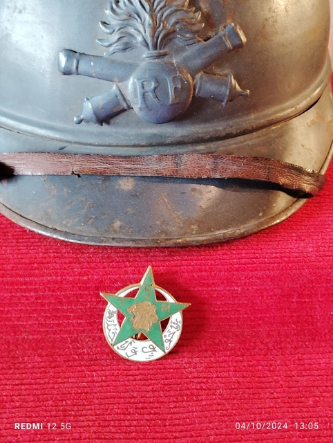 INSIGNE 5E RÉGIMENT de tirailleurs marocains DRAGO PARIS Sans le casque ...