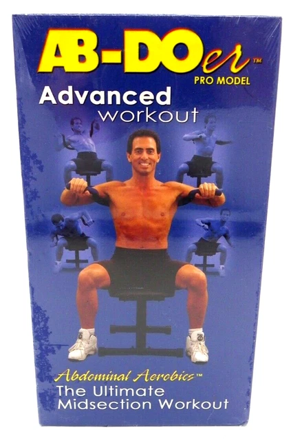 BRAND NEW SEALED Ab-Doer Pro Model Advanced Abdominal Aerobics Workout VHS 2000 $8.99 - PicClick CA