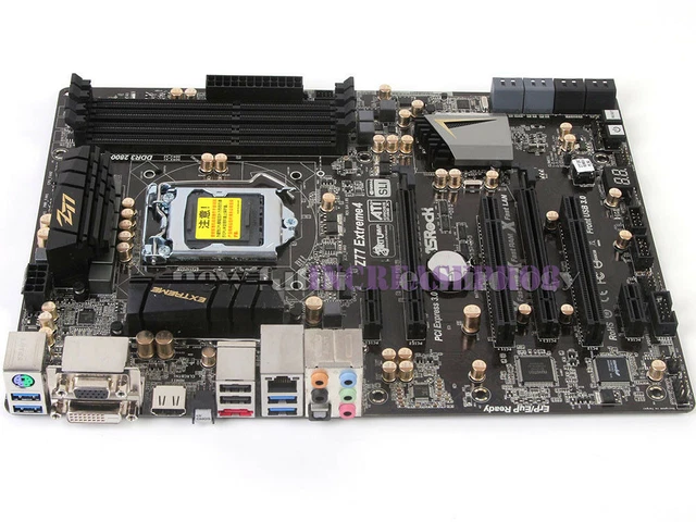 ASROCK Z77 EXTREME4 Motherboard Socket LGA 1155 Intel Z77 DDR3 USB3.0 ATX £140.62 - PicClick UK