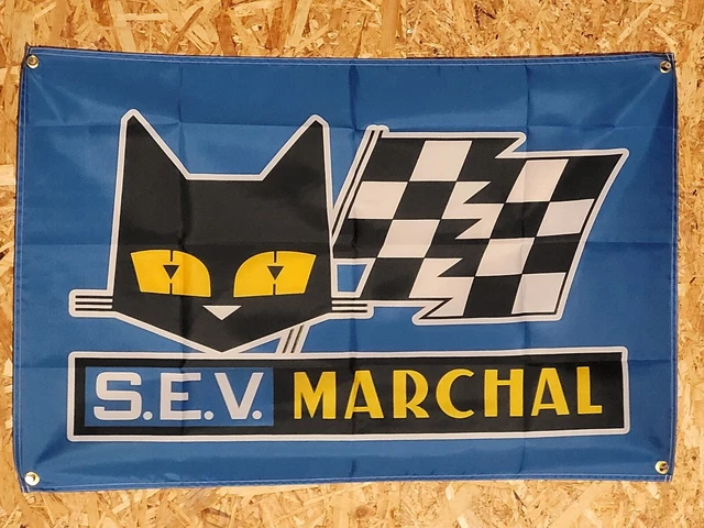 DRAPEAU &SEV MARCHAL& Vintage 60x90cm - Idéal Déco Garage Loft ou autre ...