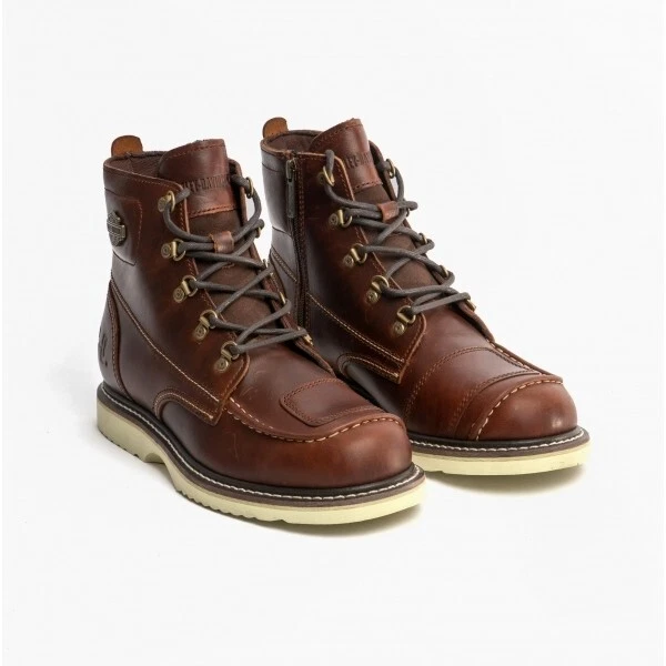 HARLEY-DAVIDSON® HAGERMAN - CE Brown Rust Mens Boots D97148 £159.99 ...