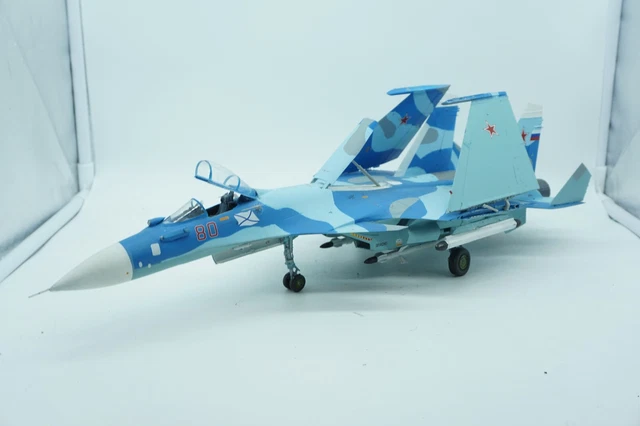 1:48 CACCIA SUKHOI Su-33 flanker-D Sea flanker usato costruito EUR 79 ...