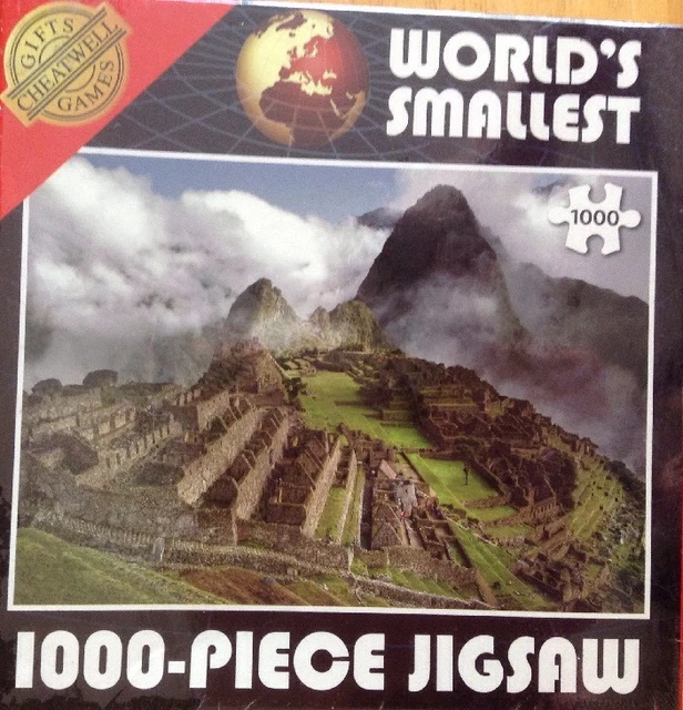JIGSAW THE LOST CITY OF INCAS WORLDS SMALLEST PUZZLE 1000 PIECES 420 X ...