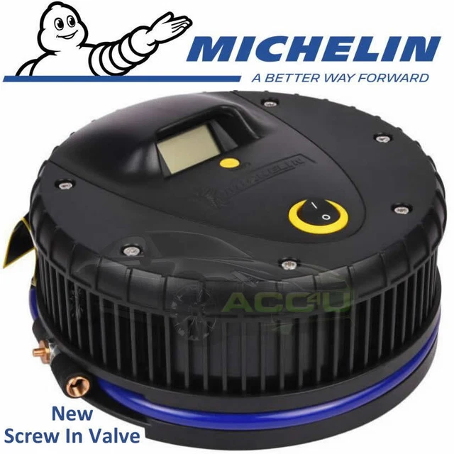 MICHELIN 12259 12V Car Bike Tyre Air Compressor Inflator Pump With ...