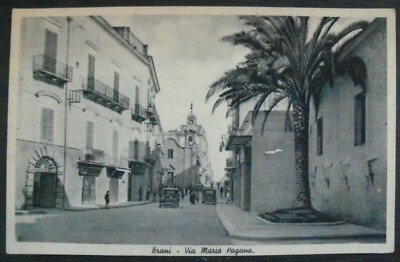 CARTOLINA ANTICA-TRANI-BARI-VIA MARIO Pagano-Bella !!!!-Inizio '900 EUR ...
