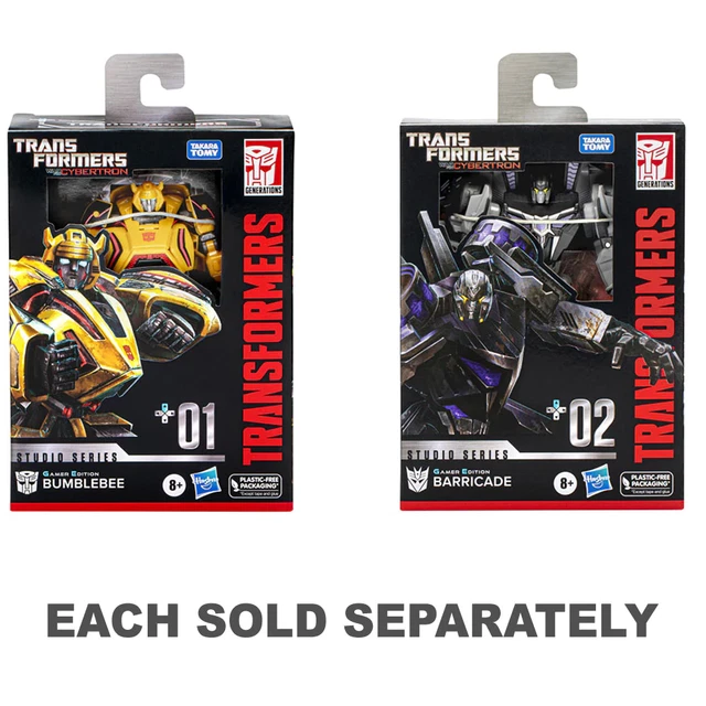 HASBRO TRANSFORMERS STUDIO Series Deluxe Gamer Edition Action Figure ...