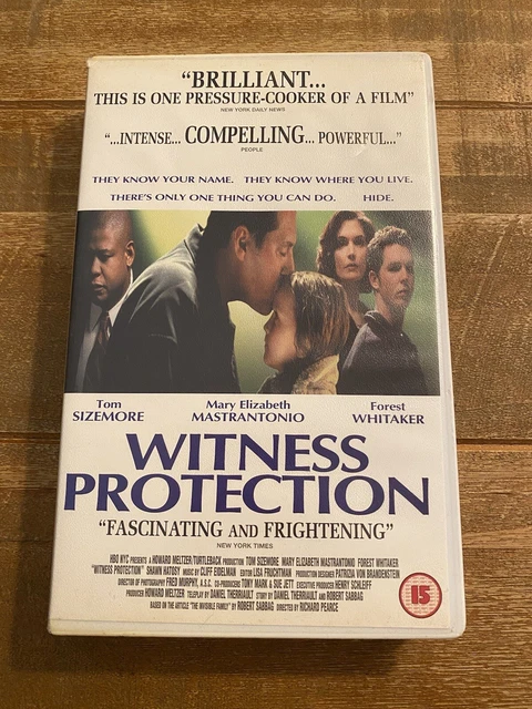 WITNESS PROTECTION VHS Video Big Box Ex Rental Blockbuster Video Tested ...