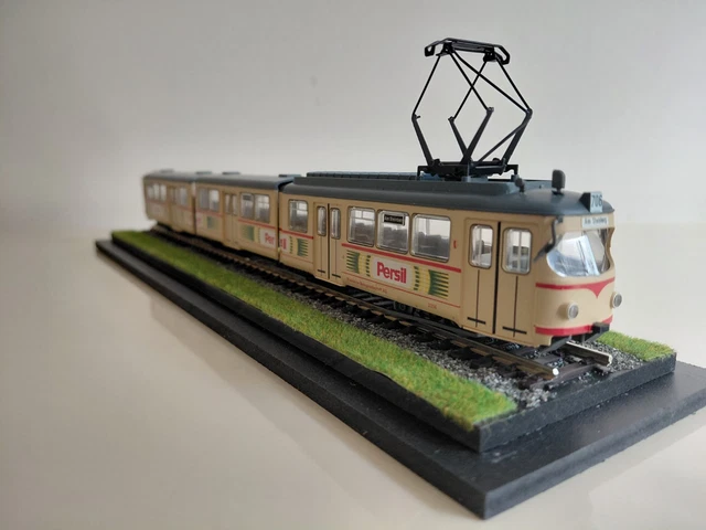 HO GAUGE ROCO 3 Car Duwag GT6 Articulated Tramcar - Dusseldorf Livery £ ...