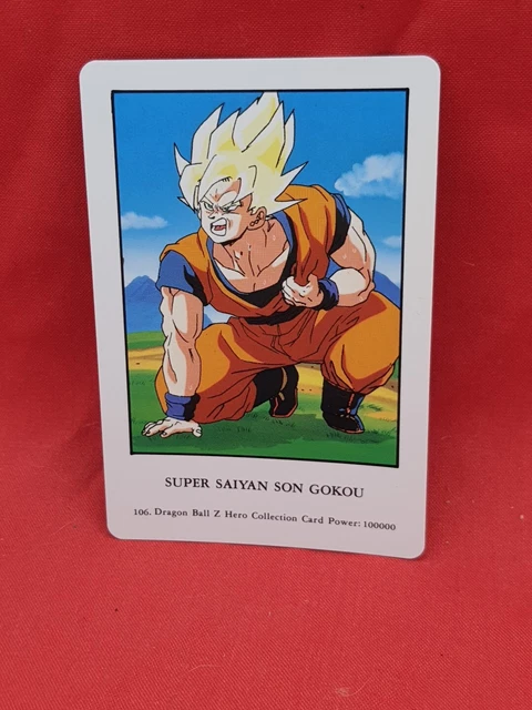 CARTE DRAGON BALL 0013 Plastified Card Collection Cart N°0013 DBZ 13 ...