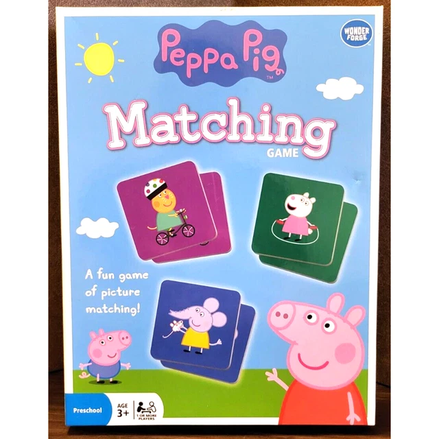 PEPPA PIG MATCHING Game for Kids Ages 3 and Up $12.00 - PicClick