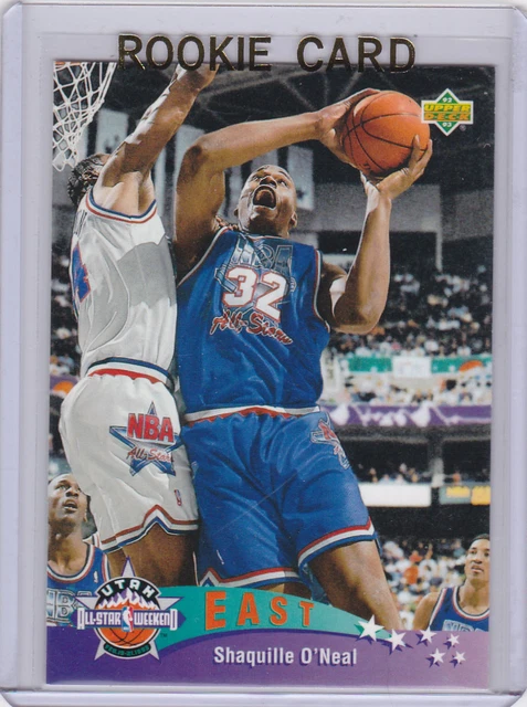 SHAQUILLE O'NEAL SHAQ ALL-STAR ROOKIE CARD 1992/93 Upper Deck ...