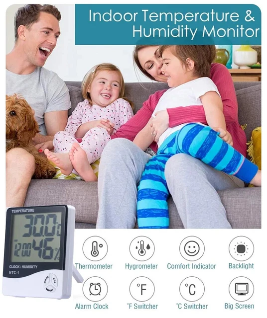 STATION MÉTÉO MULTIFONCTION Électronique, Horloge, Humidimètre, Hygromètre EUR 12,90 - PicClick FR