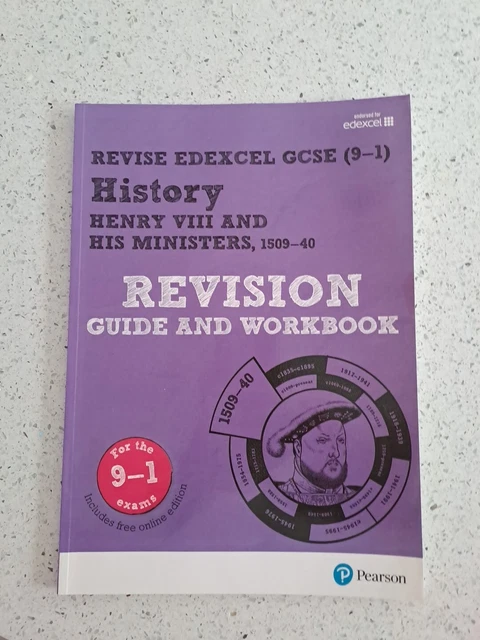 EDEXCEL GCSE HISTORY 9-1 Henry VIII and his Ministers £1.50 - PicClick UK