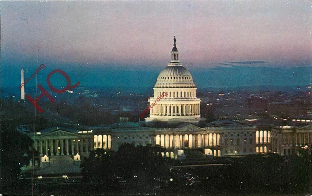 PICTURE POSTCARD~ WASHINGTON D.C., the Capitol At Twilight £2.09 ...