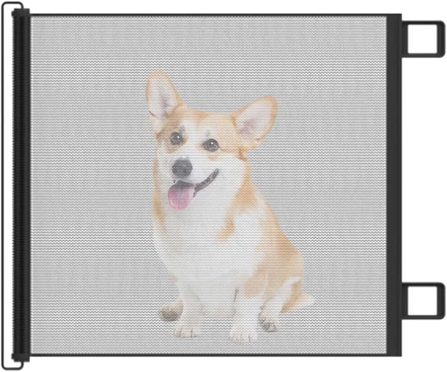 RETRACTABLE BABY SAFETY Gate Dog Gate, No-Drill Safety Gates for Pets ...