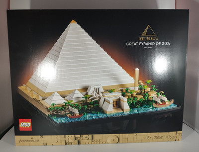 LEGO ARCHITECTURE THE Great Pyramid of Giza Set 21058 BNIB £119.00 ...