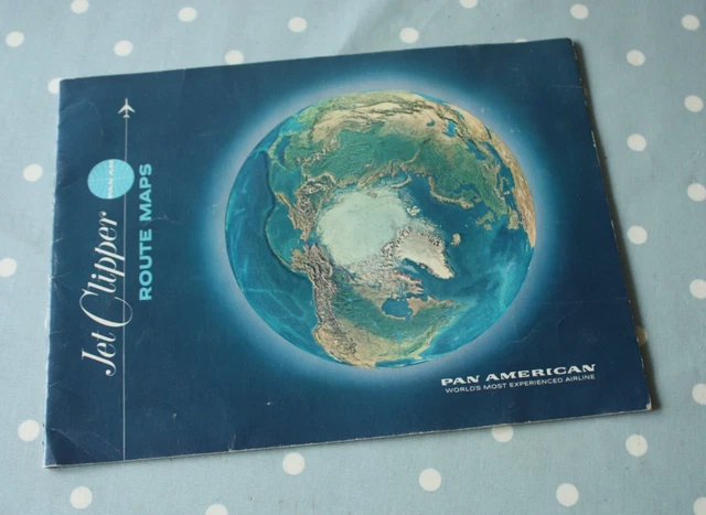 PAN AMERICAN JET Clipper Route maps booklet 1964 £25.00 - PicClick UK