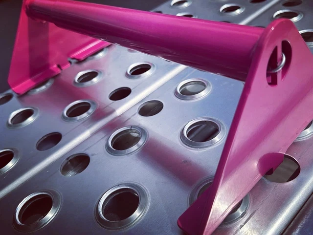 PINK TRAILER QUICK Adjustable Wheel Chock Wheel Stoppers ONE PAIR Brian ...