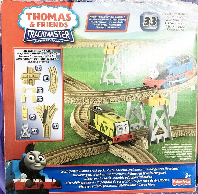FISHER-PRICE TRACKMASTER THOMAS & Friends Cross Switch & Stack Track ...