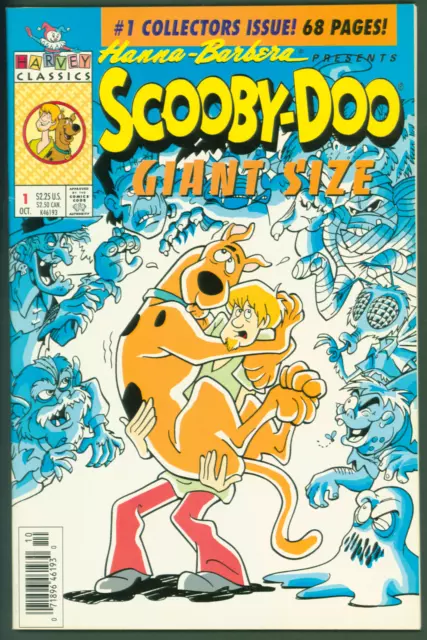 Vintage 1992 Harvey Comics Scooby Doo Giant Size 1 Vf Newsstand
