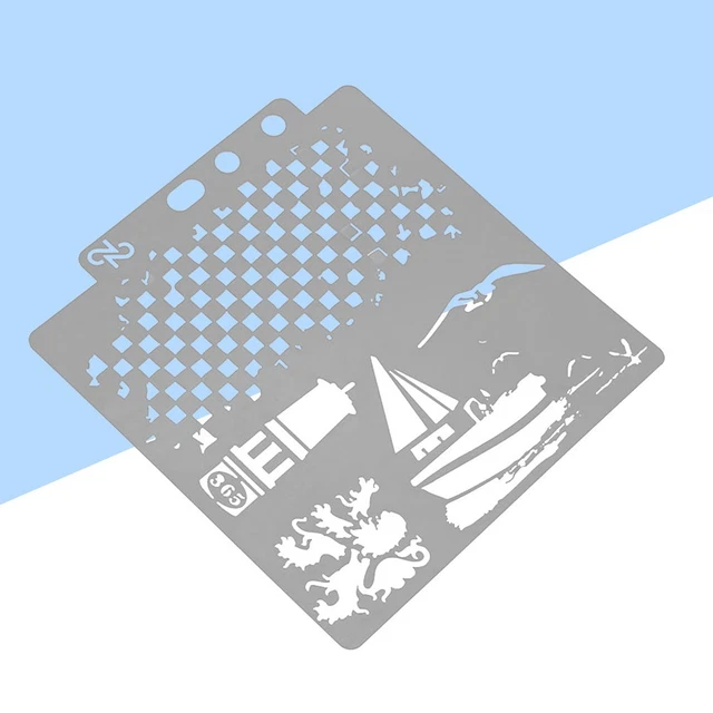 PAINTING TEMPLATE STENCIL for Geometric Drawings Templates Stencils $13 ...