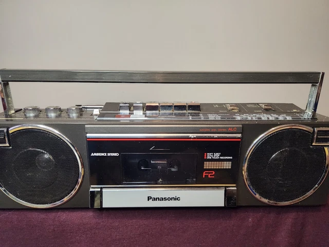 PANASONIC RX-F2LE AMBIENCE Stereo Boombox F2 Radio Cassette Player SW ...