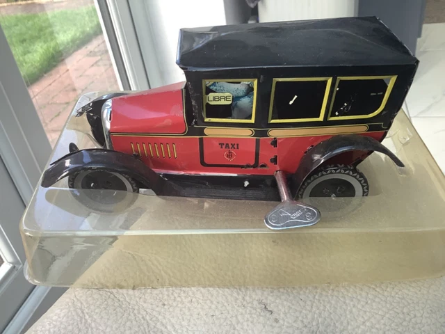 VINTAGE PAYA TIN Plate Wind Up Taxi Car £13.20 - PicClick UK