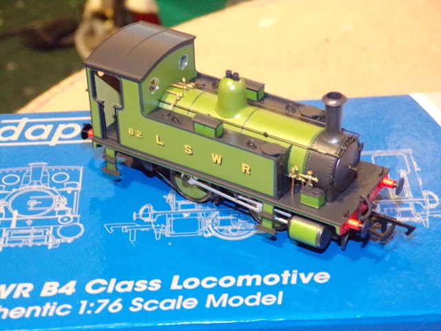 DAPOL 00 SCALE loco LSWR B4 class DCC ready in Dark Green livery £70.00 ...