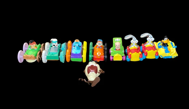 VINTAGE TINY TOONS Looney Tunes Ronald Cars McDonalds Happy Meal Toys ...