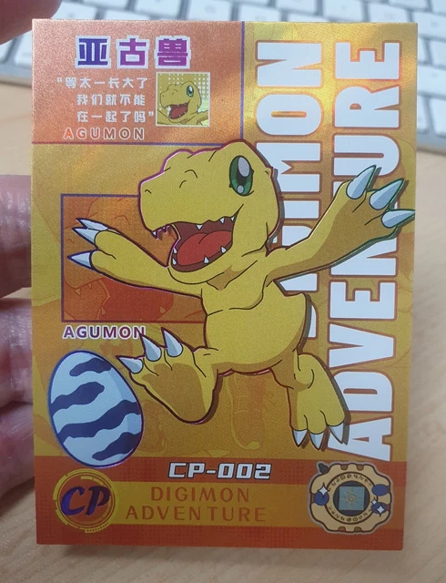 AGUMON CP-002 DIGIMON Adventure Classic Card Series 2024 Holo Full Art ...