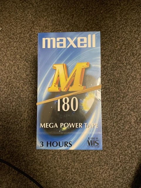 4 X MAXELL E-180M Blank Recordable VHS Video Tapes PAL - New Sealed £13 ...