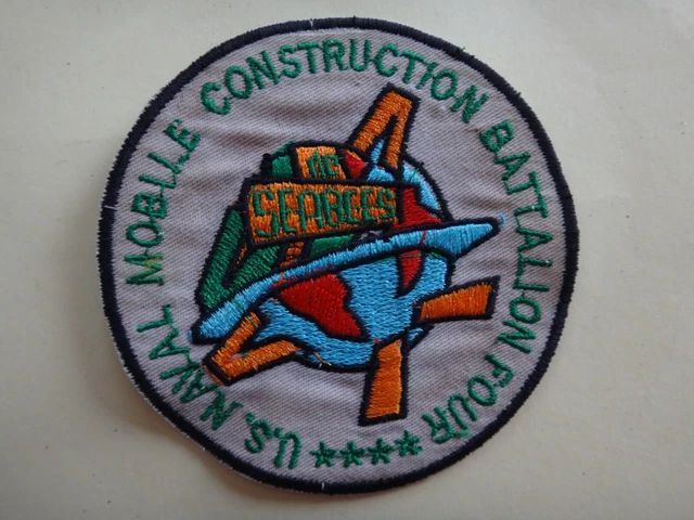 US NAVAL MOBILE Construction Battalion Four NMCB-4 "SEABEES" Vietnam ...