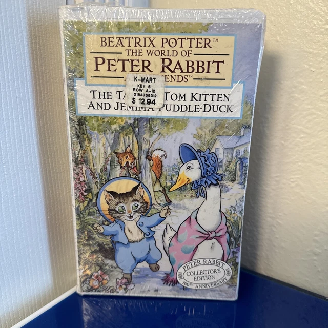PETER RABBIT-THE TALE of Tom Kitten&Jemima Puddle-Duck (VHS 1993) NEW ...