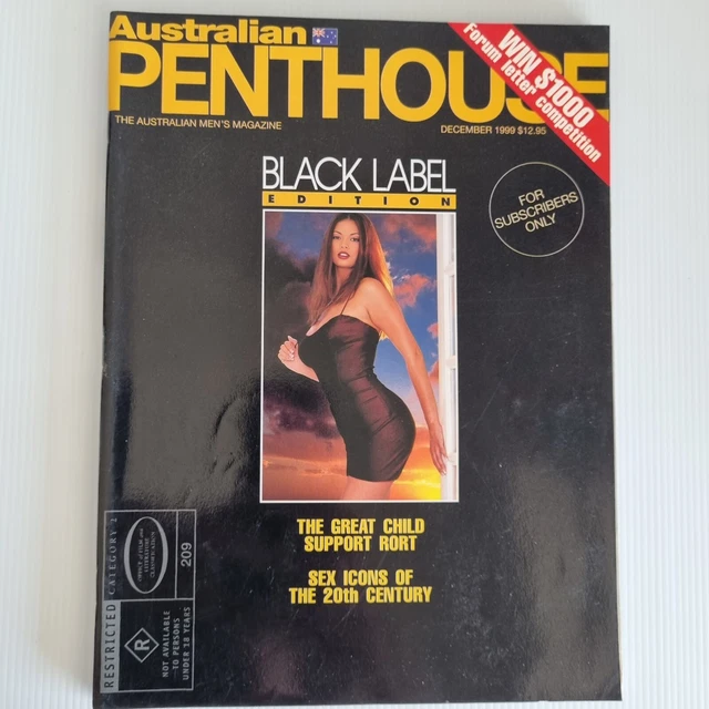 AUSTRALIAN PENTHOUSE MEN'S Magazine BLACK LABEL EDITION - December 1999 ...