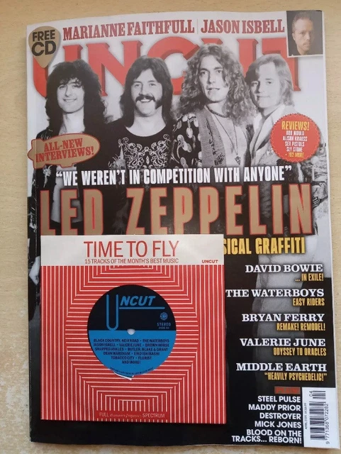 UNCUT APRIL 2025 CD's Led Zeppelin Marianne Faithfull Bryan Ferry David ...