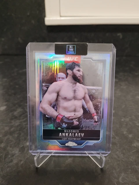 2025 TOPPS CHROME UFC Magomed Ankalaev Frozenfractor SSP -2/0 £130.68 ...
