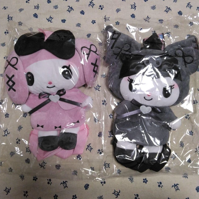 SANRIO MIDNIGHT MEROKURO My Melody & Kuromi Plush Backpack about 32cm ...