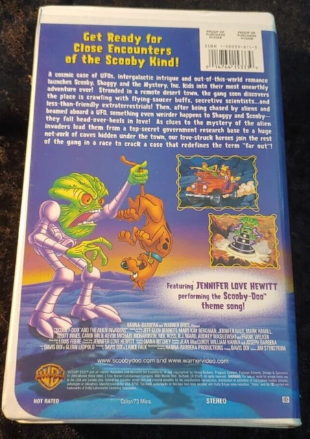 SCOOBY-DOO AND THE Alien Invaders (VHS, 2000, Warner Brothers Family ...